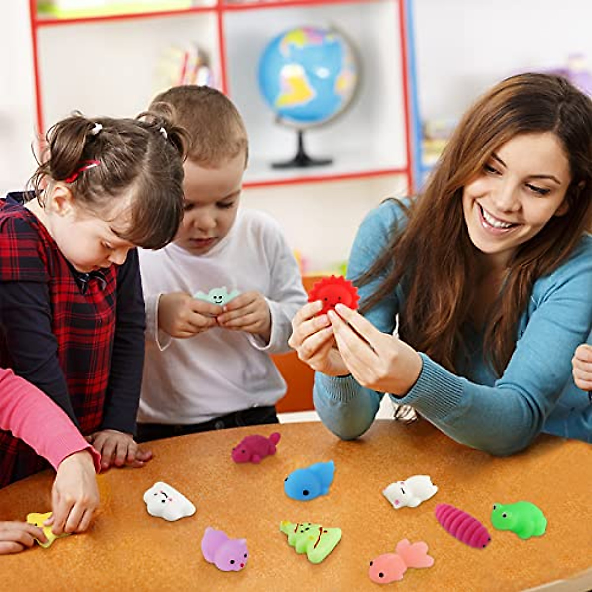 Resumplan Mochi Squishy Toys, 30 PCS Party Favors for Kids,Kawaii Squishies Stress Reliever Anxiety Toys, for Birthday, Halloween, Easter, Christmas,Classroom Prizes and Any Party Favor Sets