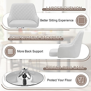 VECELO Adjustable Bar Stools Set of 2, Bar Height Stools for Kitchen Counter