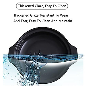 Hand Made Tagine Pot, 30Cm Moroccan Ceramic Tajine Cooking Pot Cookware with Cone-Shape Lid for Stew Casserole Slow Cooker, Large, Red