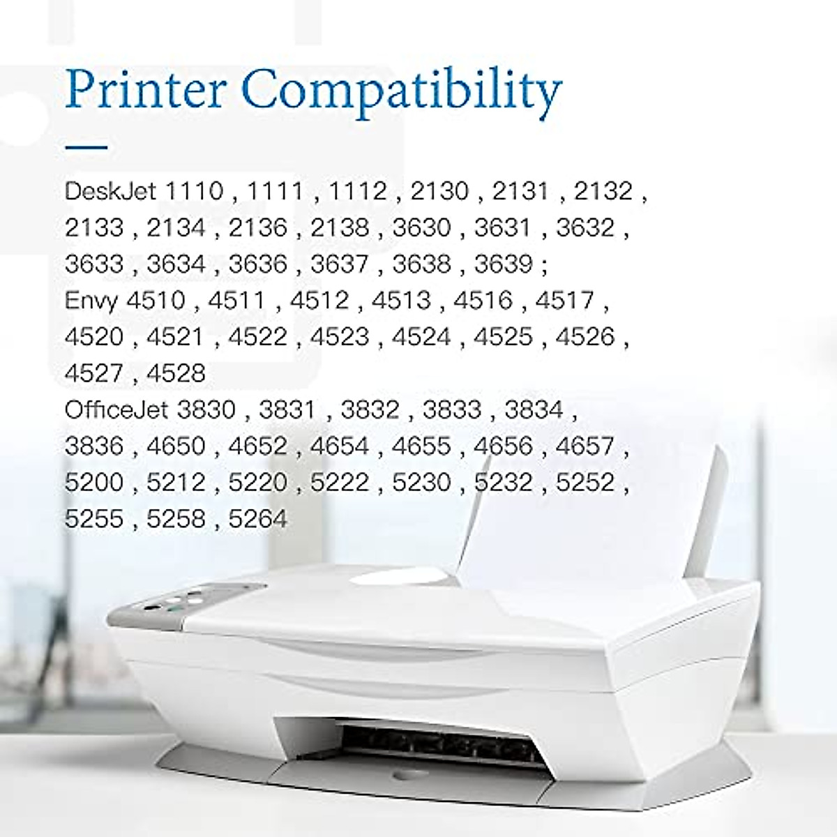 63XL Black ink cartridge,HavaTek Remanufactured 63XL Replacement for HP 63 Black Ink Cartridge Fit for HP Envy 4520 4516 4512 OfficeJet 3830 5255 5258 4650 4655 Deskjet 1112 3630 3632 Printer (1 Pack)