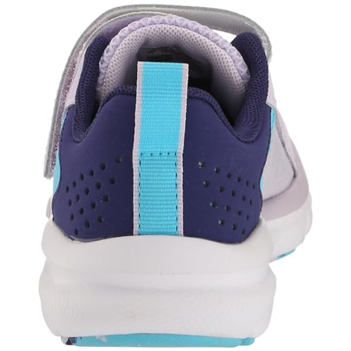 Under Armour Girls' Pre-School Assert 9 Alternate Closure, (502) Nebula Purple/Sonar Blue/White, 2, US