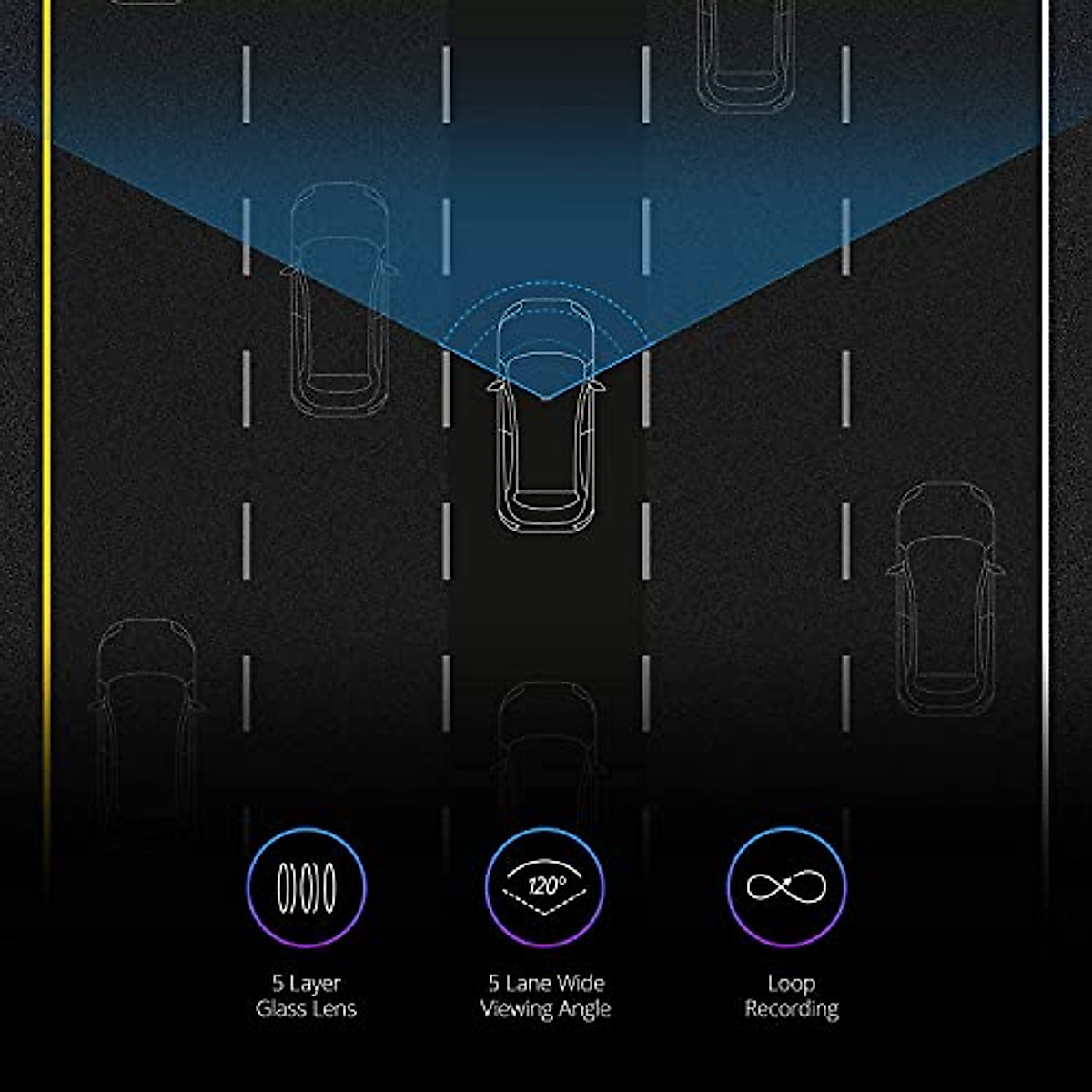 Nextbase 122 Dash Cam 720p in Car Camera with Parking Mode, Night Vision, Automatic Loop Recording and Shock Sensor File Protection, Reliable and Durable