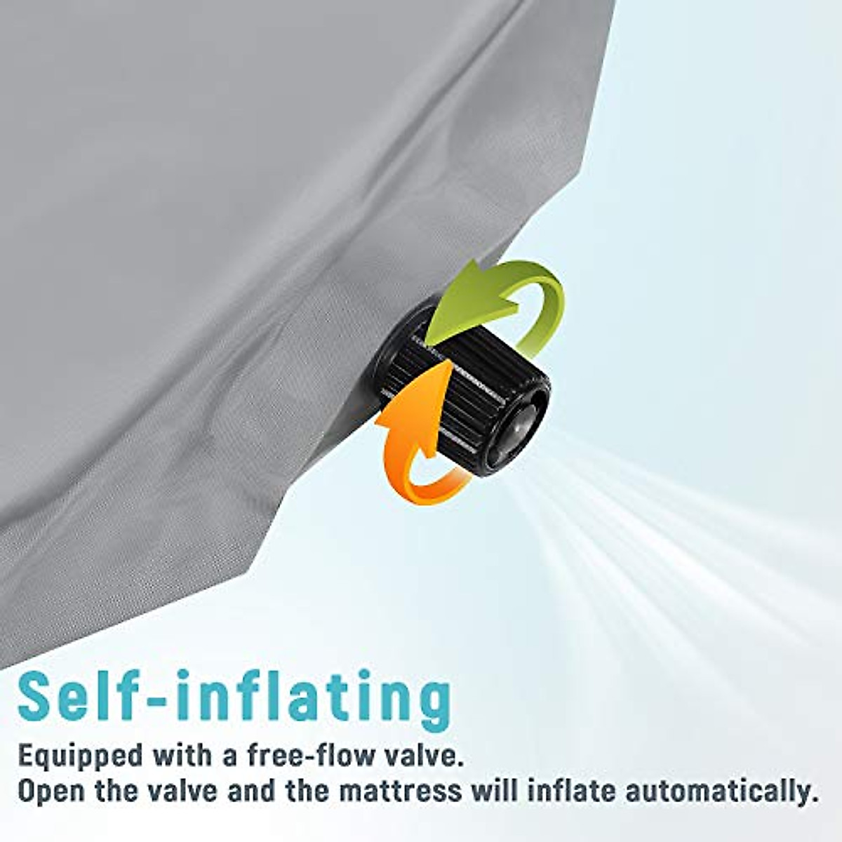 Minnebaby 8 Panel Playpen Mattress Compatible with Regalo Extra Large Play Yard, Self Inflating Octagon Playard Mat, Comfortable and Portable Pad with Carry Bag - Grey