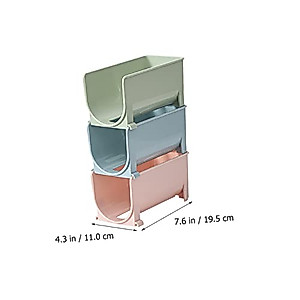 BUGUUYO 3pcs Refrigerator Beer Rack Drink Dispenser Fridge Green Water Bottles Metal Organizer Shelf Soda Can Dispenser Wine Refrigerator Beverage Holder Drink Storage Holder Storage Rack