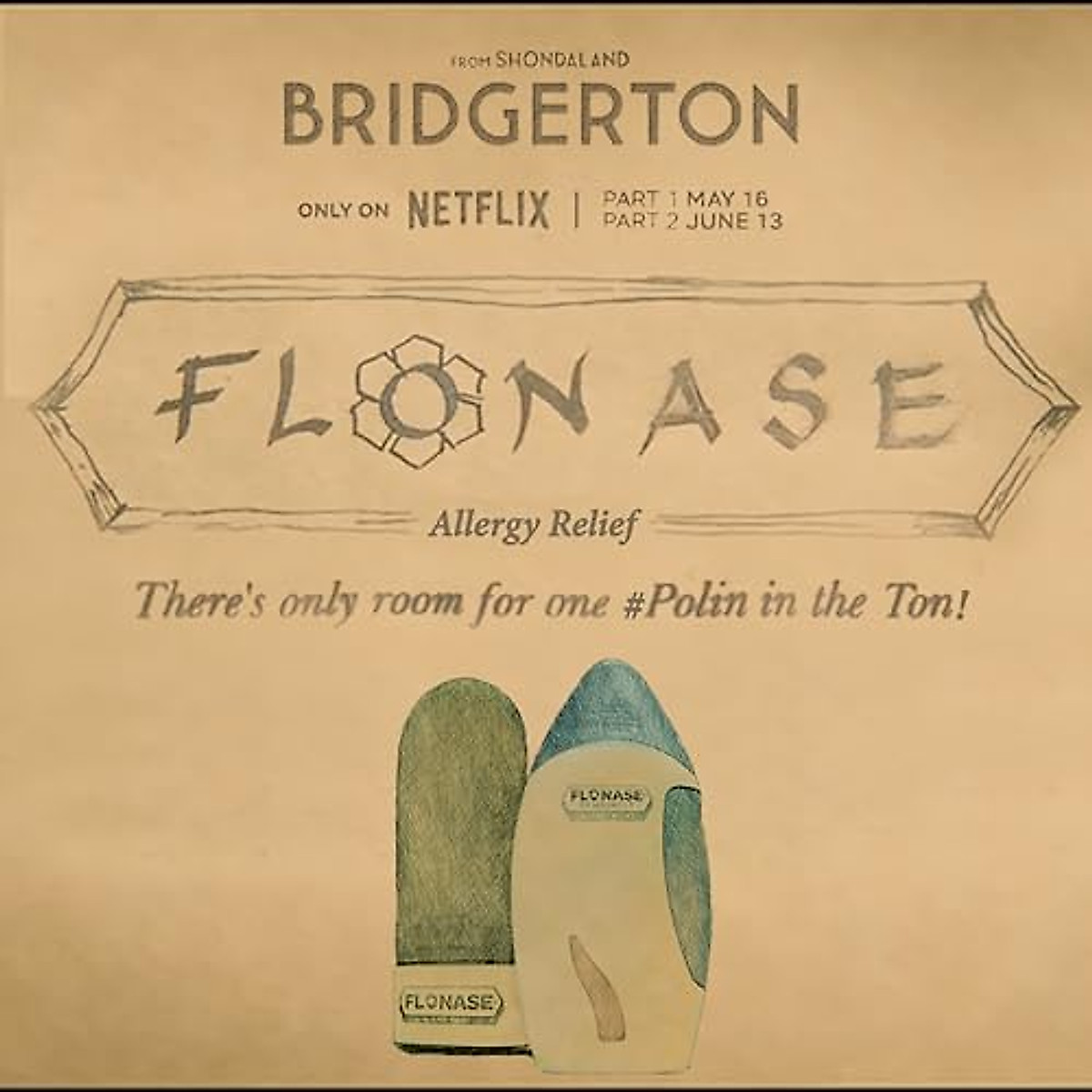 Flonase Allergy Relief Nasal Spray, 24 Hour Non Drowsy Allergy Medicine, Metered Nasal Spray - 144 Sprays- Fall and Seasonal Allergy Relief