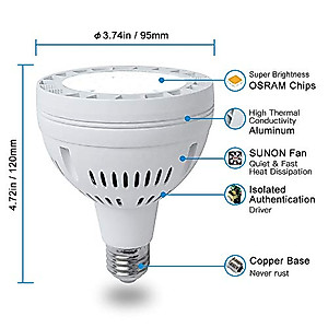 50W LED Pool Light for Inground Swimming Pool, 120V 5000LM Daylight Swimming Pool LED Light Bulb Replacement for 300-800W Traditional Bulb, Fit in for Pentair and Hayward Pool Light Fixtures