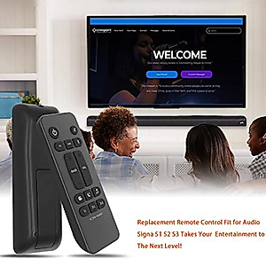 RE6214-1 Universal Soundbar Replacement Remote Control Compatible with Polk Audio Signa S1 S2 S3,with Battery