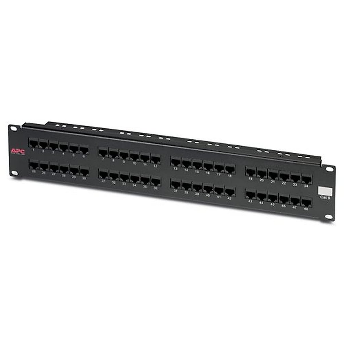 APC Cables APC 48 Port Cat6 Network Patch Panel