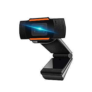 Tech Essentials Black 720P Webcam for New Version Zoom & Skype