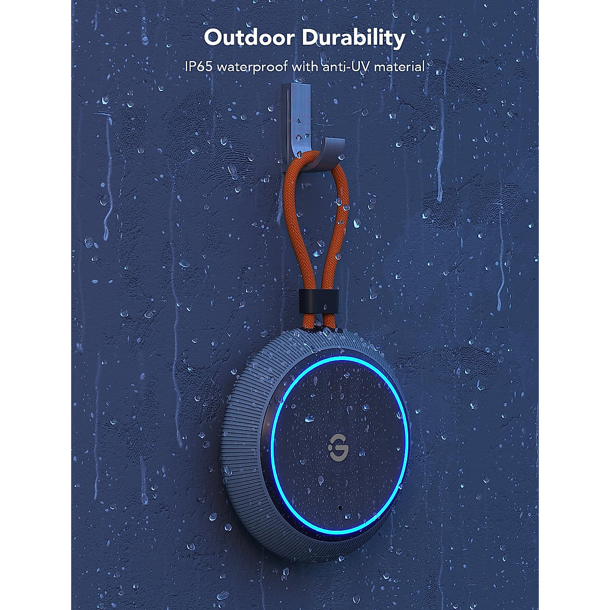 Govee 150ft Permanent Outdoor Lights Bundle Outdoor Light Show Box, Bluetooth Smart Group Control 10 Devices, IP65 Waterproof, Battery Powered, USB Charged, Support Outdoor and Indoor Light