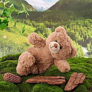 Apricot Lamb Toys Plush Brown Teddy Bear Stuffed Animal Soft Cuddly Perfect for Child 8 Inches
