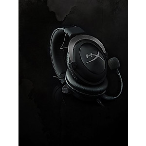 HyperX Cloud II Gaming Headset - 7.1 Surround Sound - Memory Foam Ear Pads - Durable Aluminum Frame - Works with PC, Xbox, PS4 - Gun Metal (Renewed)