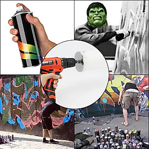 scottchen PRO Spray Can Paint Shaker Mixer - Drill Powered Electric Spray Paint Mixing Tool for Quick and Evenly Mixing, 1 PC