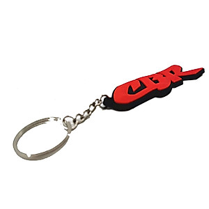 Decor Season Rubber Motorcycle Key Holder Chain Fob Rings Compatible With Honda CBR