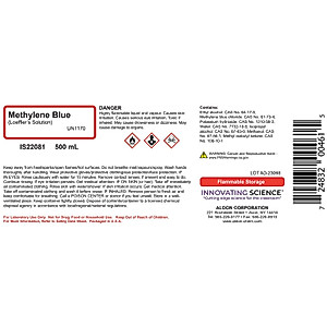ALDON Innovating Science Methylene Blue (Loeffler's) Solution, 500mL - The Curated Chemical Collection