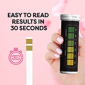 pHresh Vaginal pH Test Strips for Women - Measures Acidity, Alkalinity and pH Balance for Women - pH Strips for Bacterial Vaginosis Treatment & Vaginal Health Monitoring - Quick & Accurate Results