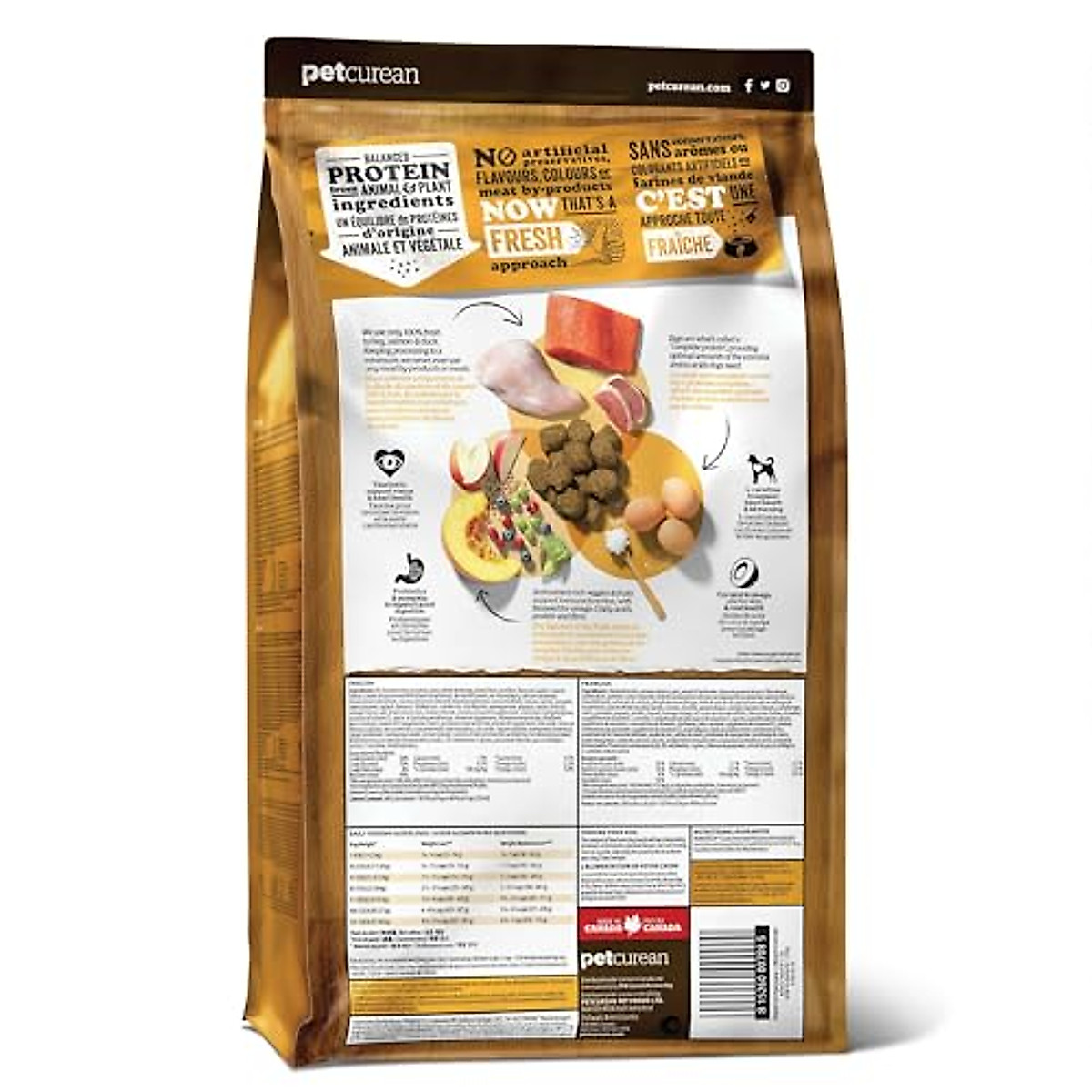 Now Fresh Grain-Free, Dry Dog Food, Real Meat and Fish, Turkey, Salmon and Duck Adult Recipe, All Breed Size, 3.5 lb Bag