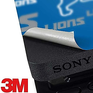 Skinit Decal Gaming Skin Compatible with PS4 Slim Bundle - Officially Licensed NFL Detroit Lions - Blast Alternate Design