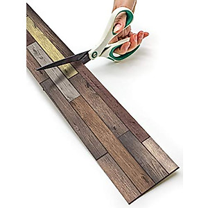 Teacher Created Resources Reclaimed Wood Straight Rolled Border Trim - 50ft - Decorate Bulletin Boards, Walls, Desks, Windows, Doors, Lockers, Schools, Classrooms, Homeschool & Offices
