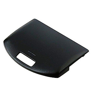 Hallwayee Battery Cover Back Case for PSP 1000 Parts Black Battery Door Cover
