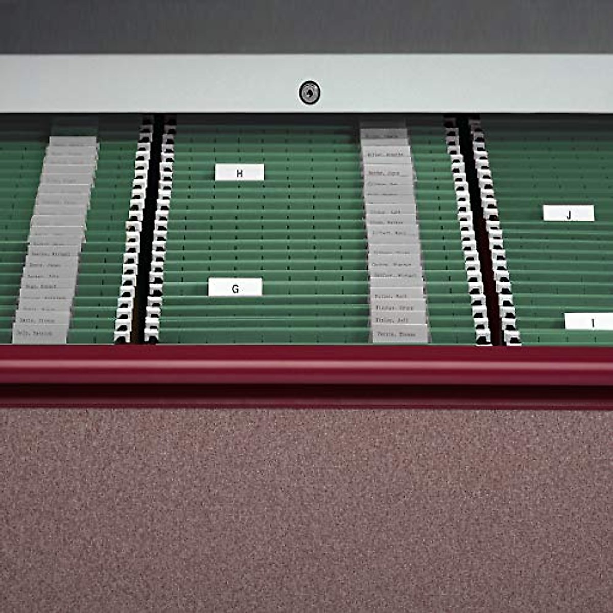 Smead Hanging File Folder with Tab, 1/5-Cut Adjustable Tab, Letter Size, Standard Green, 50 per Box (64029)