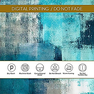 YEZEX Shower Curtain Set with 12 Hooks - Waterproof Polyester Fabric Shower Curtains for Modern Home Bathroom Decorations, Machine Washable, 72"x72"