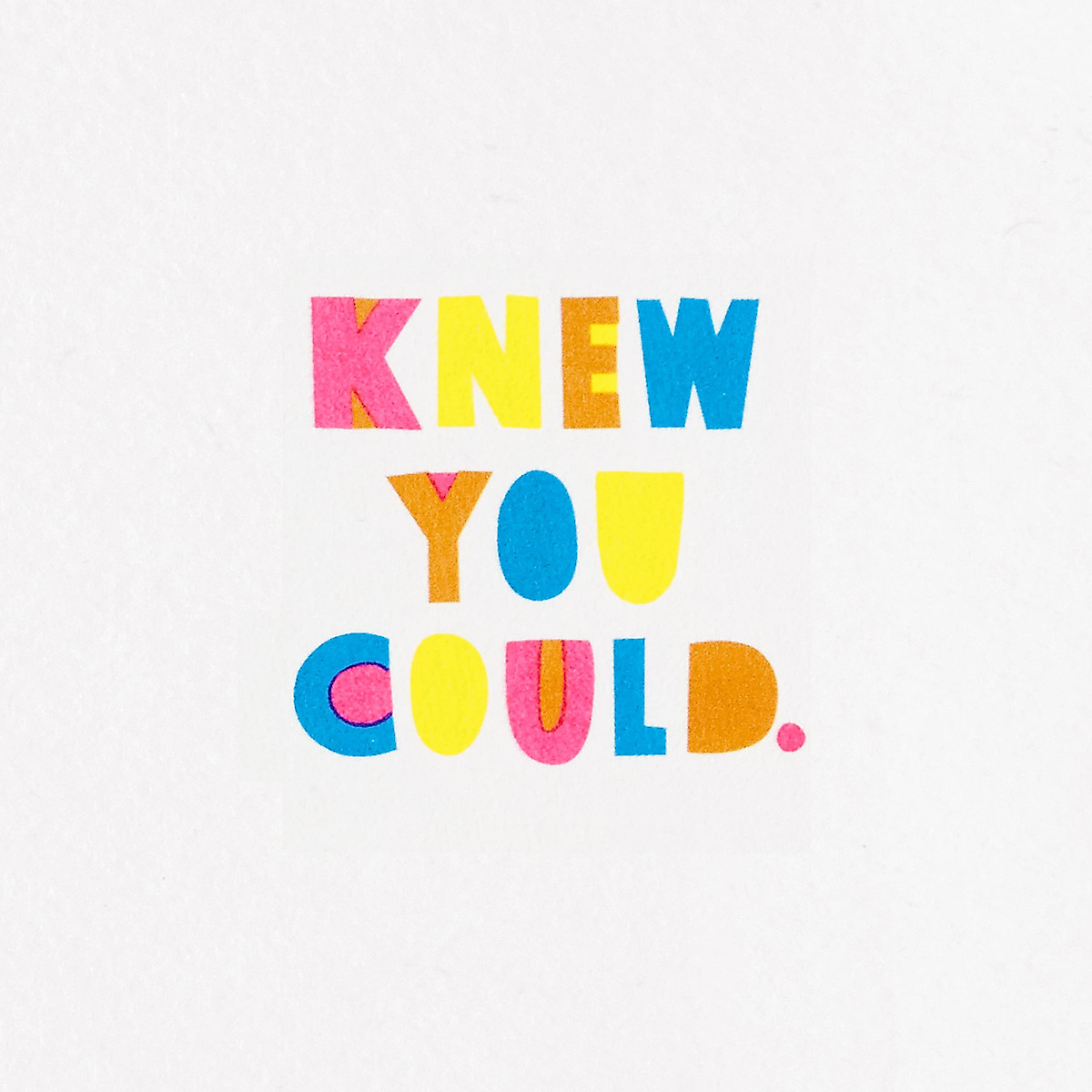 Hallmark Signature Congratulations Card or Graduation Card (You Did It)