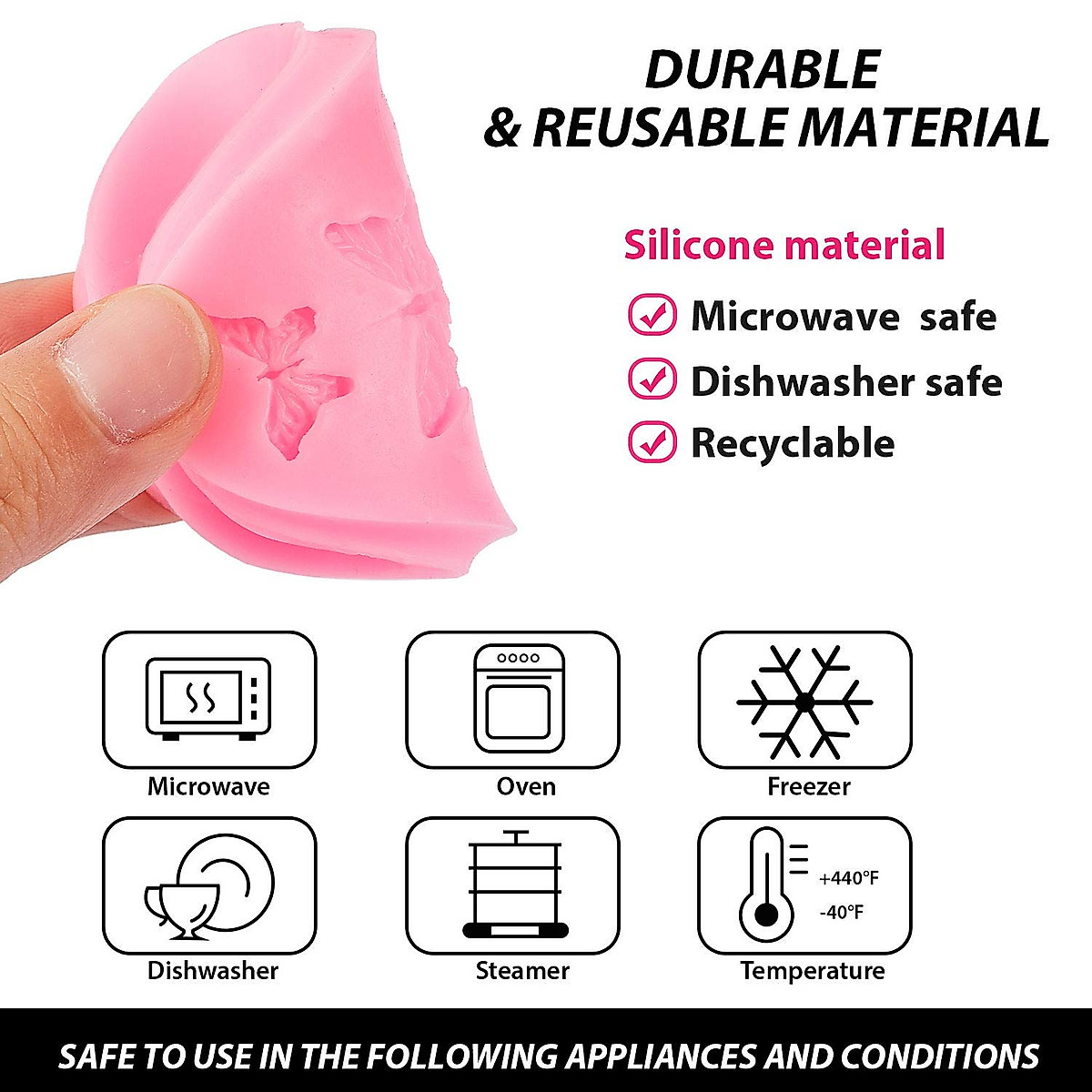 2 Pieces Butterfly Silicone Molds Mini Butterfly Fondant Cake Baking Mold Cupcake Decoration Tool Butterfly Shaped Chocolate Trays for Homemade Cake DIY Polymer Clay