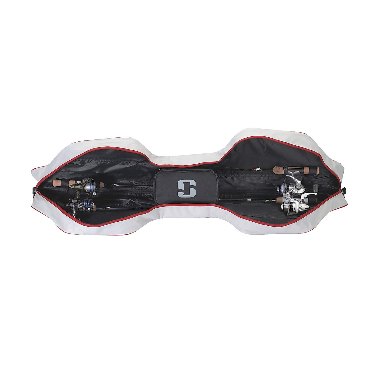 Striker Rod Case - Rugged Durable Portable Lightweight Ice Fishing Rod Organizer, Up to 4 Ice Rods 32-38" Capacity