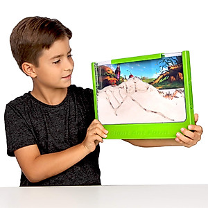 Uncle Milton Giant Ant Farm - Large Viewing Area - Care for Live Ants - Nature Learning Toy - Science DIY Toy Kit - Great Gift for Boys & Girls, Green