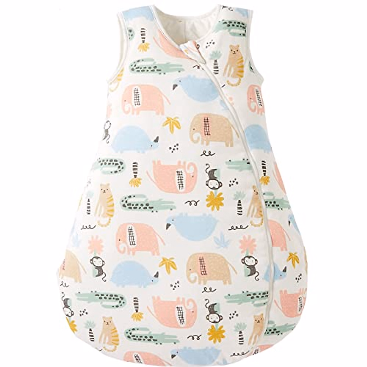 Duomiaomiao Baby Sleep Sack 12-24 Months 100% Cotton 1.5 TOG Four Season Baby Wearable Blanket, Breathable Comfy Toddler Sleeping Sack