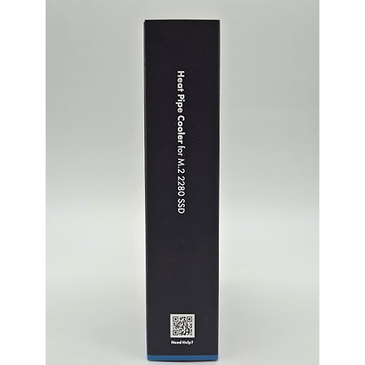 GRAUGEAR M.2 2280 SSD Heatsink, Direct-Touch Heat of Dual Copper Heat Pipes, 25 mm Cooling Fan Built-in PWM Control, Aluminum Plate-Fin Design, Thermal Pads incl. Cooler for M.2 NVMe/SATA[G-M2HP04-F]