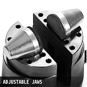 VEVOR Ball Vise 5" Engraving Setting Tool 360°Rotation Engraving Block Vise 34 PCS Attachment Jewelry Engraving Block Tools Standard Block(5inch)