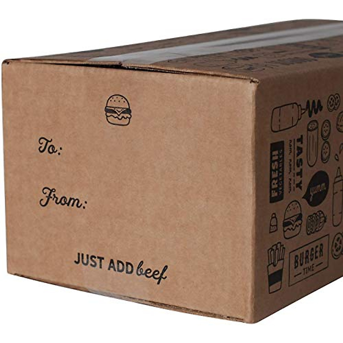 Hamburger Grilling Gift Set – Includes Smoker Box & Smoking Chips, Spices, Planks, Patty Press, Grill Scraper and More