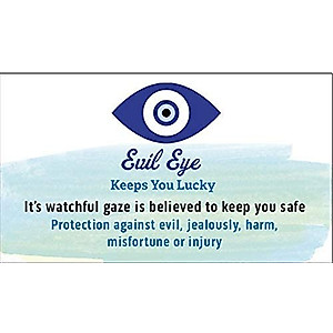 Luckyones Evil Eye, Lucky Eye Vibration DAMPENER/Shock Absorber - Set of 2 - Tennis OR Badminton. Great Gift!