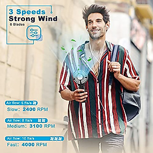 shinic Portable Handheld Fans 5200mAh, Rechargeable Personal Hand Fan with Power Bank, 5-20 Hrs Work Time, 3 Levels Strong Wind, 180° Foldable, Rechargeable Fan Portable for Outdoor Camping Travel