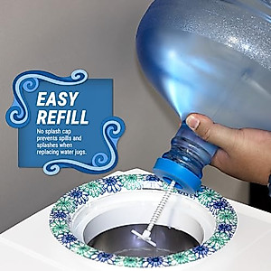 TERA PUMP TRDNC100 Reusable NO-Splash Cap for 5 Gallon Water Bottle and Water Dispensers Without Probe