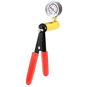 Hand Held Vacuum Pump Tester kit for Automotive with Sponge Protected Case,Adapters,One-Man Brake and Clutch Bleeding System(16pcs)