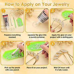 B7000 Glue Clear for Rhinestones, 2Pcs 110mL B-7000 Jewelry Bead Gem Glue with Crystal Rhinestones, Tweezer Dotting Rhinestone Tool for Clothe Fabric Shoes DIY Crafts Jewelry Making Nail Art