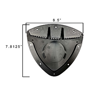 Class A Customs | RV ATV Cycle Truck Cargo Work Trailer Side Air Vents | Four Pack | Black | High Tech/Arrow Design