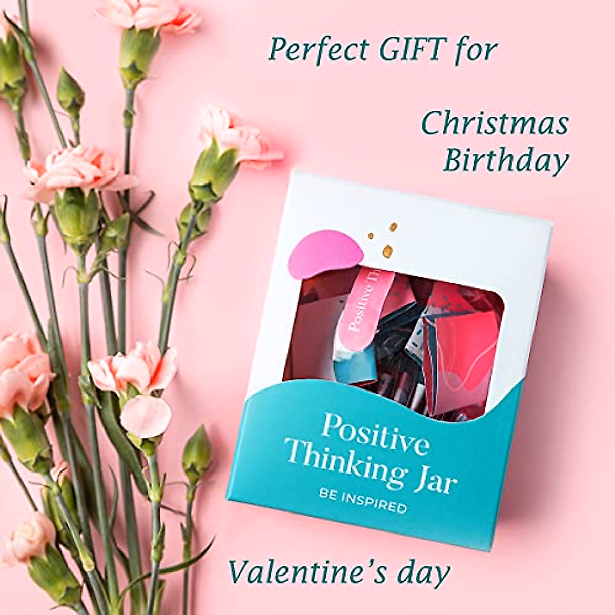 Only Good Vibes Positive Thinking Jar track to your challenges and goals, gives positive boost and motivates you, your friends and others that you care for every day