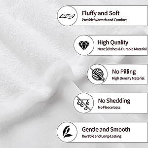 SSKBJTBDW Custom Blanket Personalized Blanket with Photos Text Customized Picture Throw Blanket for Adult Kid Birthday Christmas Halloween New Year Mothers Fathers Valentines Day Gift (40x50)