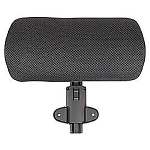Lorell 86000 Series Exec Chair Adjustable Headrest Head Rest, 6 x 12.6 x 1.6, Black