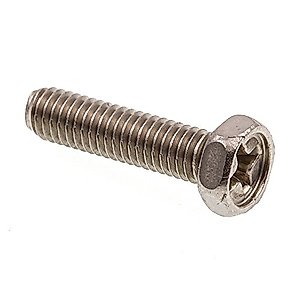 Prime-Line 9012691 Machine Screw, Phillips Indented Hex Head, #10-32 X 3/4 in, Grade 18-8 Stainless Steel, Pack of 100