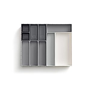 Joseph Joseph Blox Drawer Organizer, 10 Piece, Grey