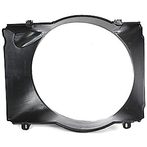 Evan Fischer Fan Shroud Compatible with 1987-1993 Ford Bronco, Fits 1987-1993 Ford F-150, Fits 1987-1993 Ford F-250, Fits 1987-1993 Ford F-350, Fits Radiator Fan, Single fan design