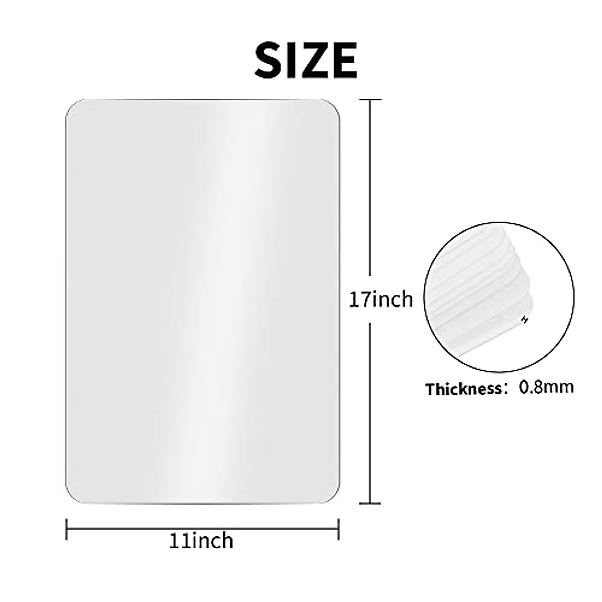 YEXPRESS 15 Pack Plastic Cutting Board Mats, Frosted Clear Flexible Kitchen Cutting Board, Plastic Placemats Table Mats, 17 x 11 Inches