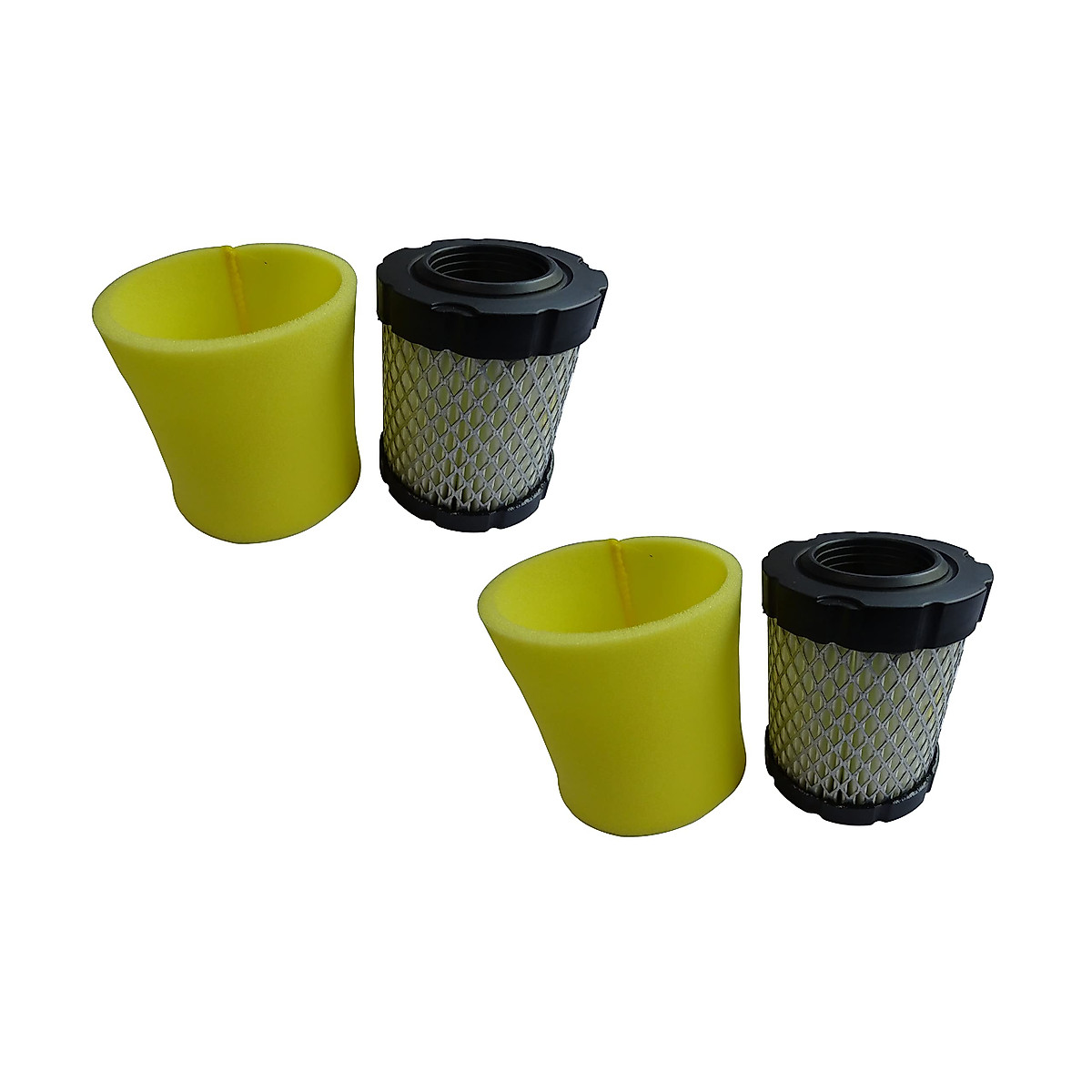 C·T·S Air Filter 2pcs for B&S 215802 215805 215807 10HP - 13 HP Engines Replaces BS 796032 591583 with pre-Filter 798911 (Pack of 2)