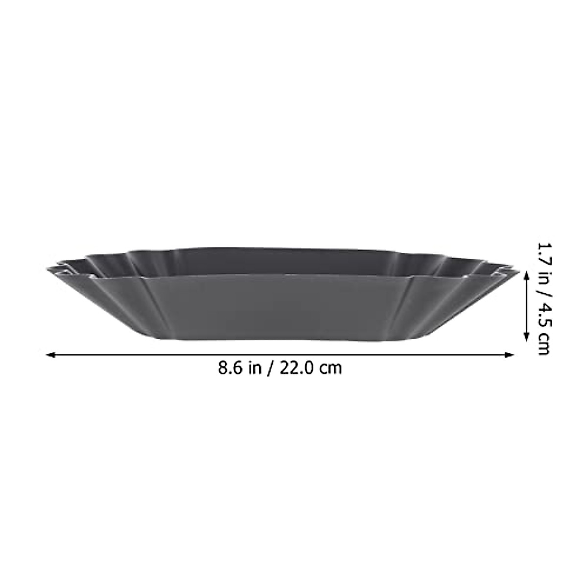 HEMOTON Coffee Tray Coffee Beans Tray Coffee Cupping Sample Tray Scooper Beans Sample Display Tray for Weighing and Filling Coffee Beans Black Oval Tray