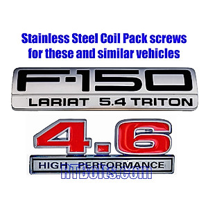 (8) Coil Pack Screws/Bolts fits Ford 5.4 & 4.6 – 18-8 Stainless – Allen Socket Head